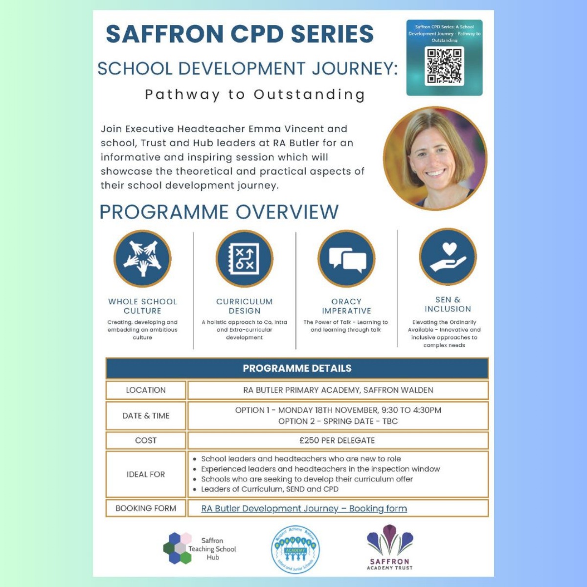 Saffron Teaching School Hub - Saffron CPD Series: RA Butler - A School Development Journey